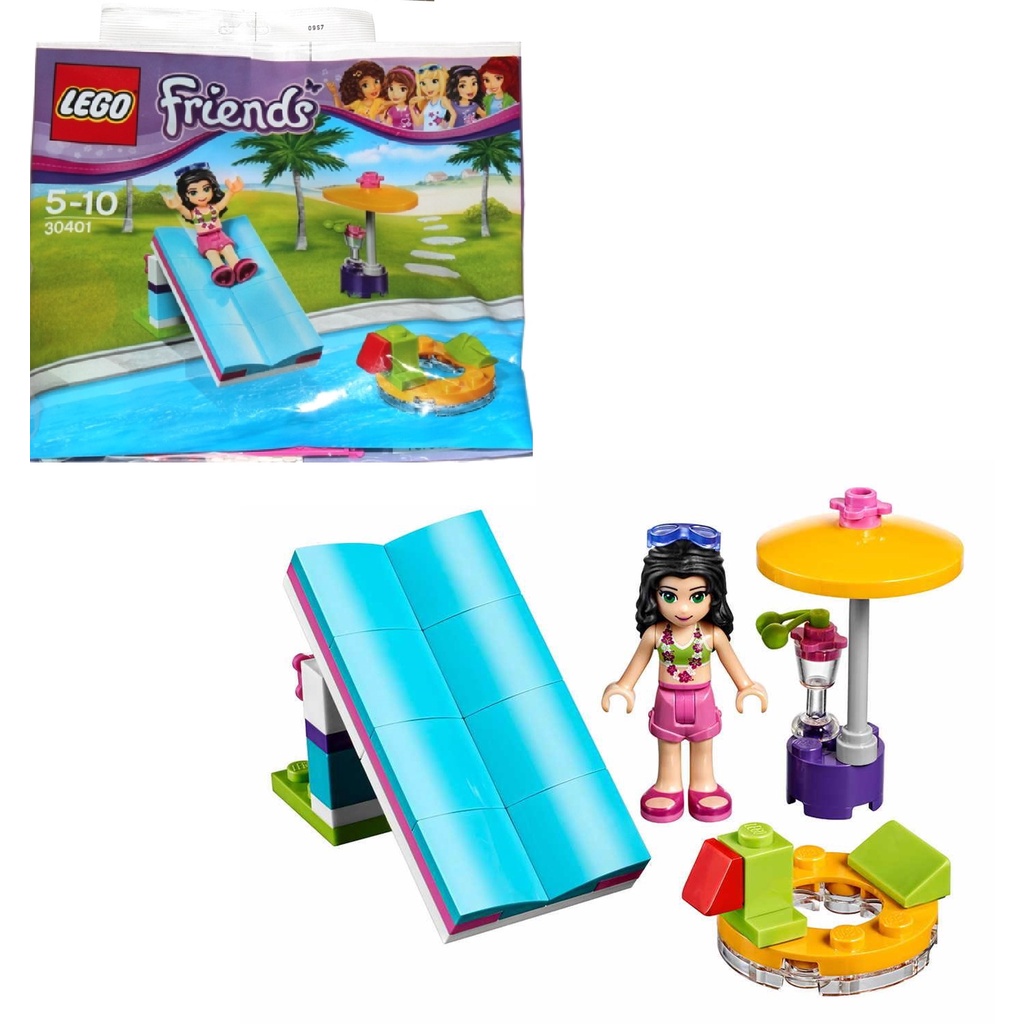 Lego 30401 - Pool Foam Slide - Lego Friends | Shopee Brasil