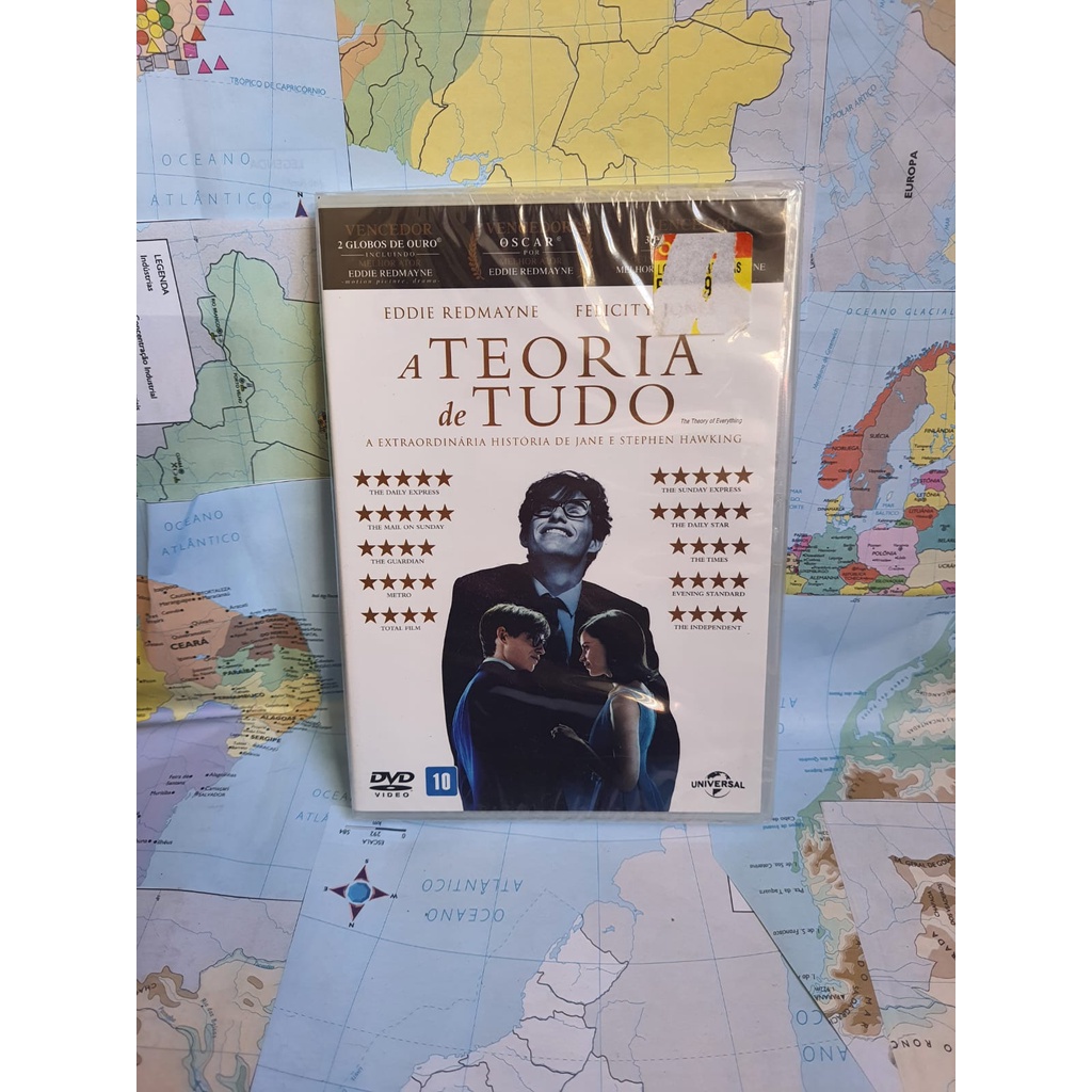 DVD A teoria de tudo Lacrado Roteiro Anthony McCarten Elenco: Eddie ...