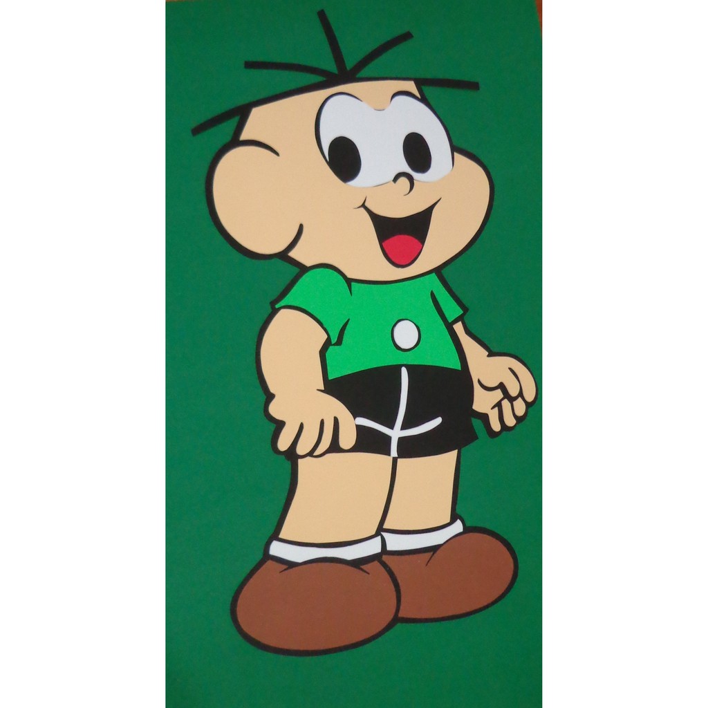 Painel do cebolinha feito em e.v.a (50 cm de comprimento) | Shopee Brasil