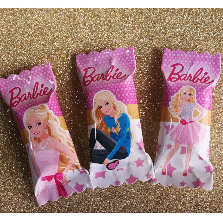 50 Bala personalizada festa lembrancinha infantil Barbie | Shopee Brasil