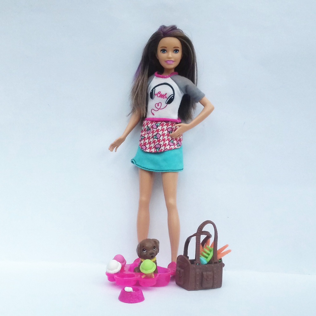 Boneca Barbie Cozinhando E Criando Chef Skipper Mattel 2010. Conservada ...