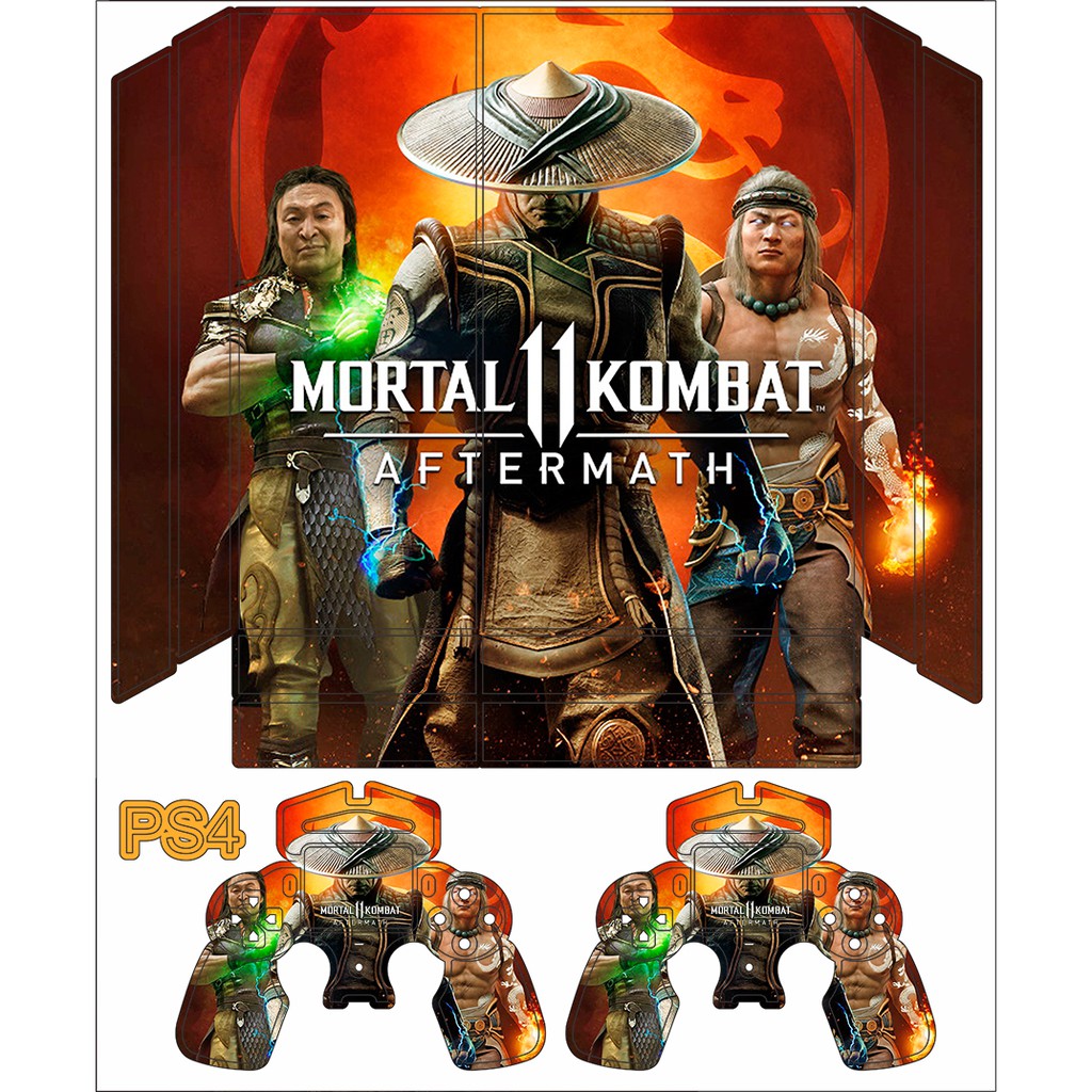 Skin Adesiva PS4 Fat - Mortal Kombat Aftermacth | Shopee Brasil