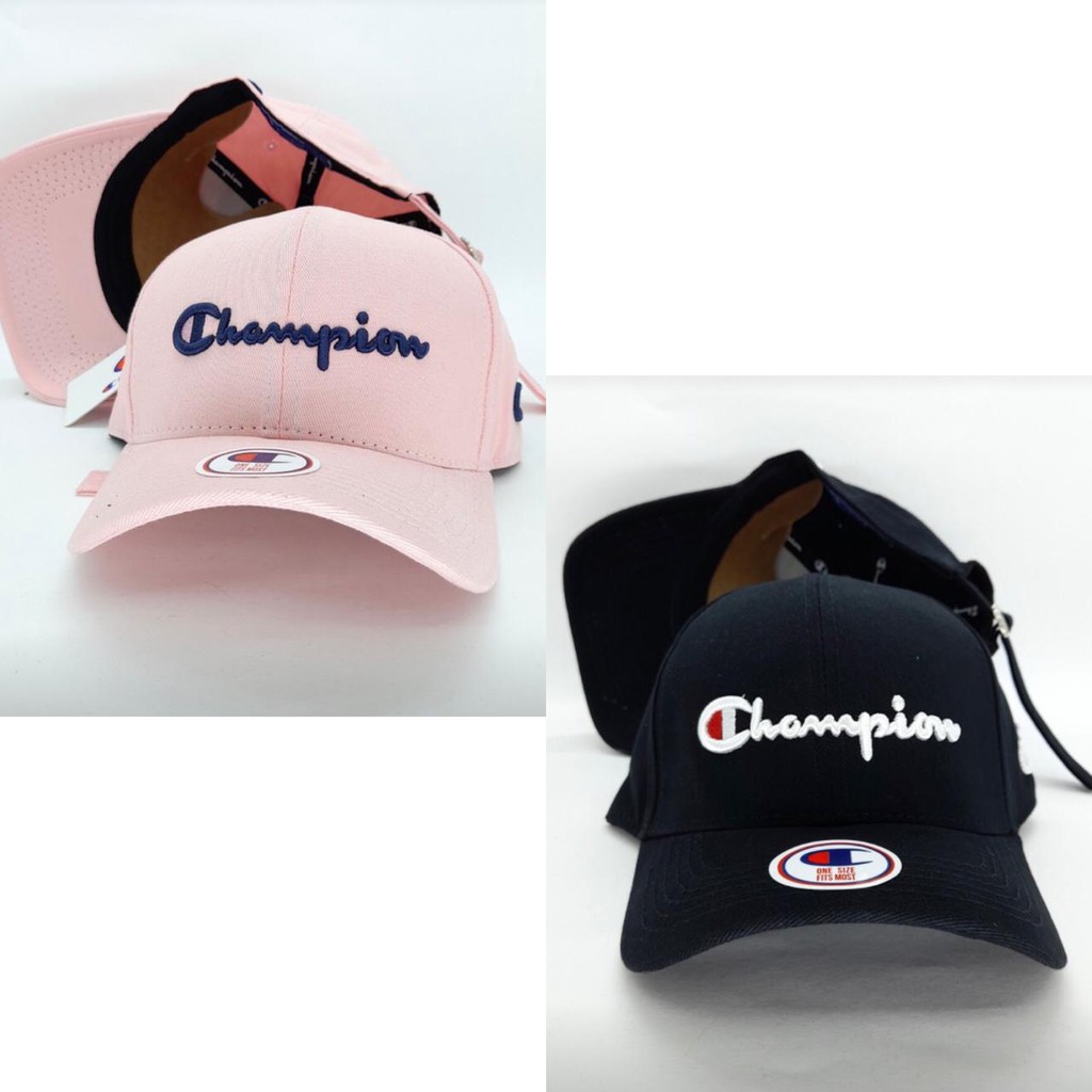 Bone Champion Aba Curva Escolha as Cores Bordado | Shopee Brasil