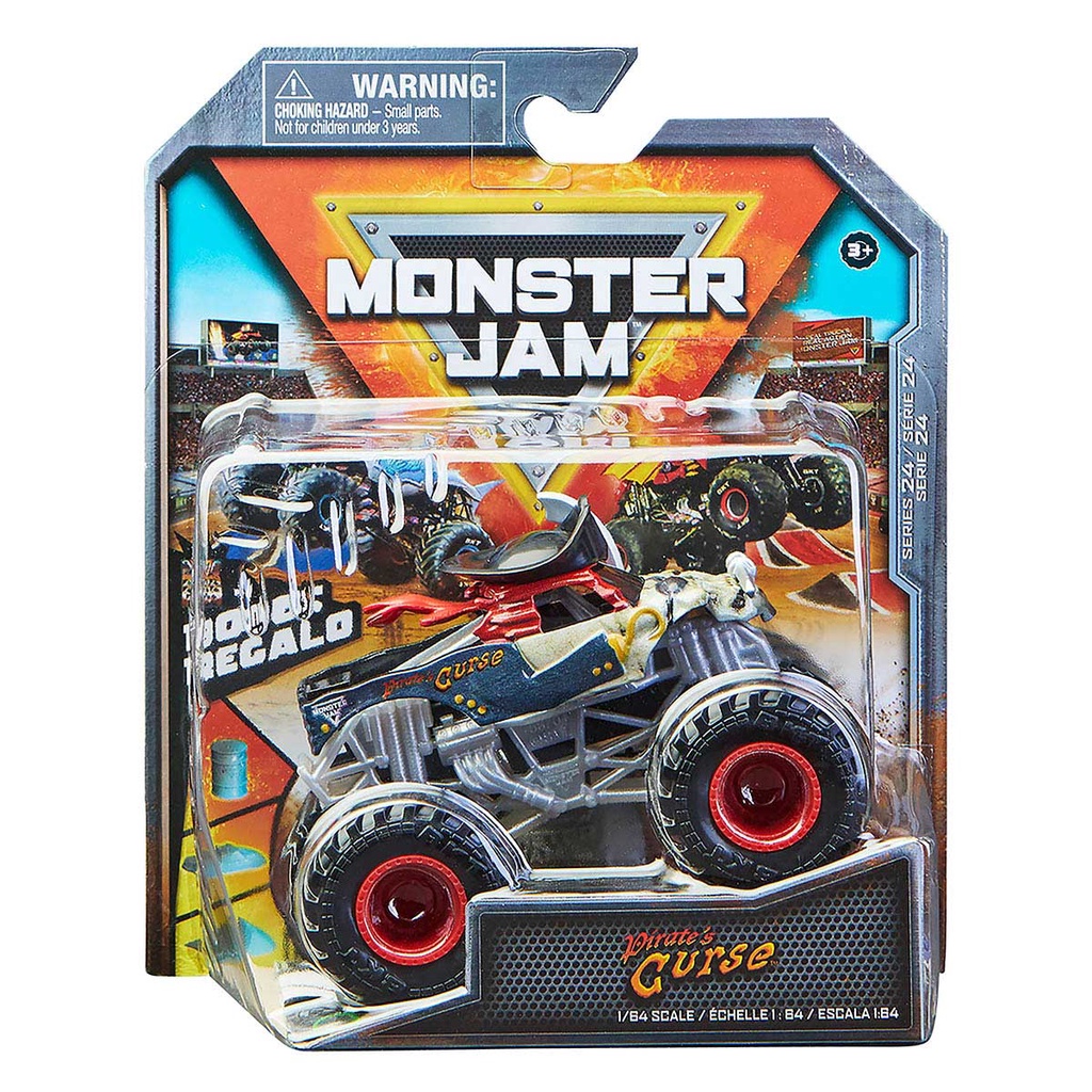 Monster Jam - Carrinho Escala 1:64 - Pirate's Curse | Shopee Brasil