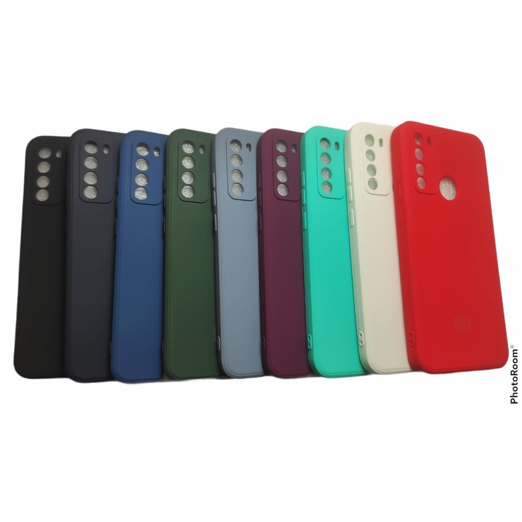 Capa Case Interno Aveludada Para Xiaomi Note 8t Com Proteção De Câmera