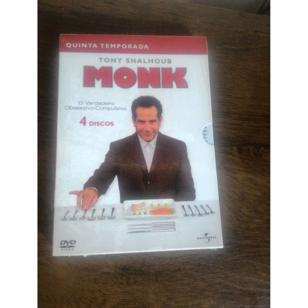 Box Monk 5° temporada, com 4 discos . | Shopee Brasil