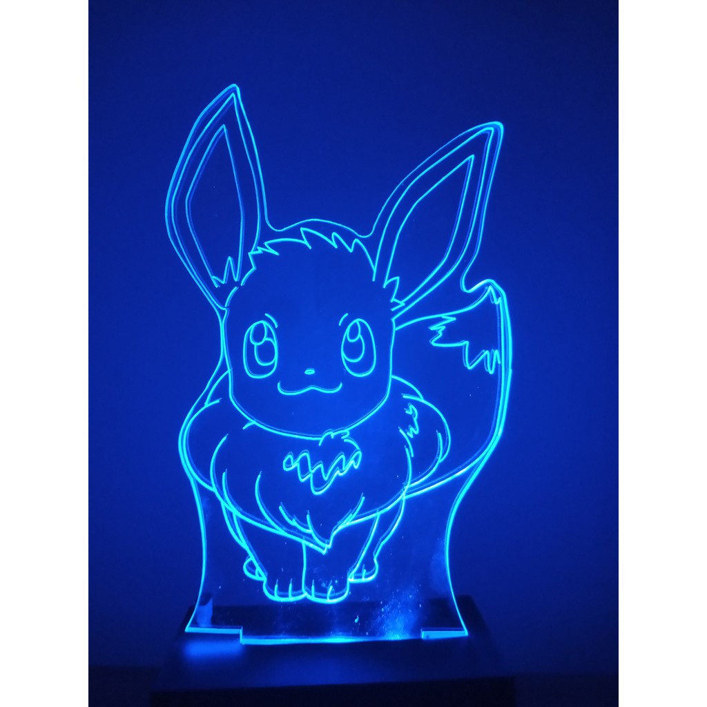 Luminária Abajur Led Pokémon Eevee | Shopee Brasil