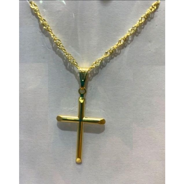 Corrente Masculino Infantil Cruz Lisa Adulto e infantil | Shopee Brasil