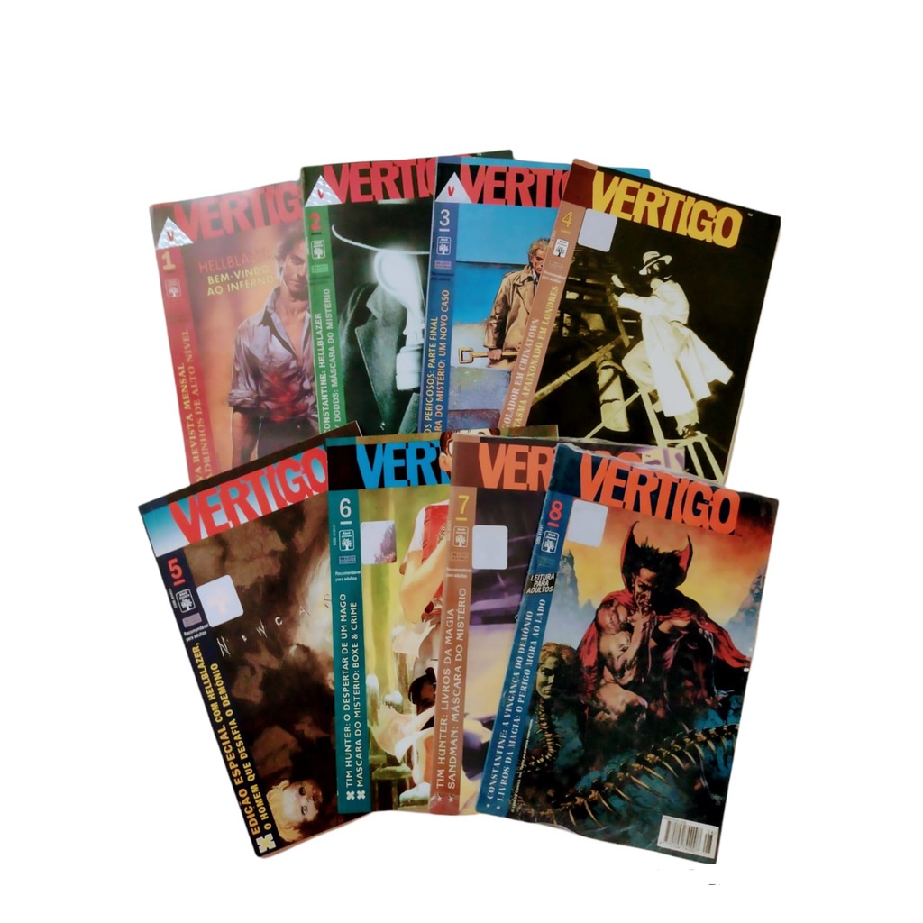 Quadrinhos Vertigo Conjunto 1 de 8 (capas c/ avaria) | Shopee Brasil
