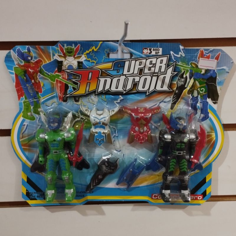 Cartela Boneco Super Android Brinquedo | Shopee Brasil