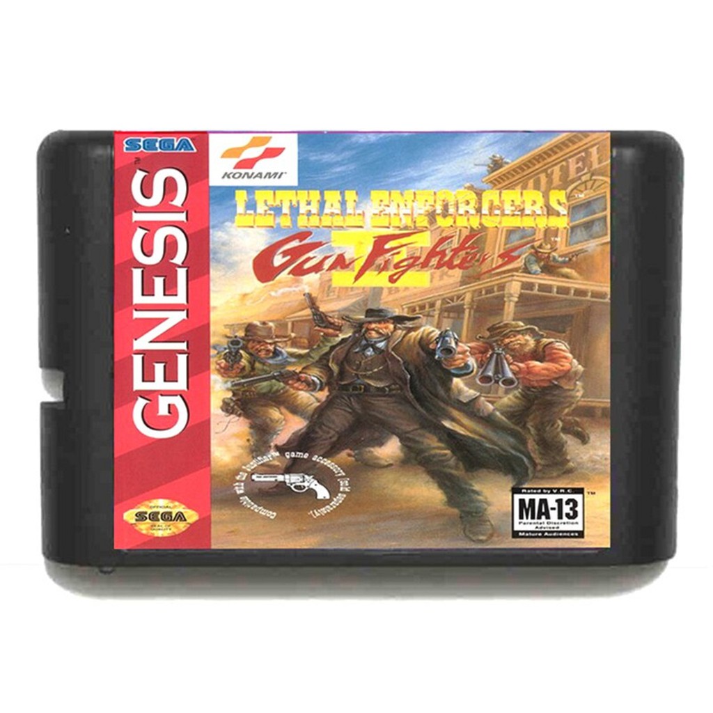 Lethal Enforcers Ii 2 Gun Fighters Mega Drive Genesis Tectoy | Shopee ...