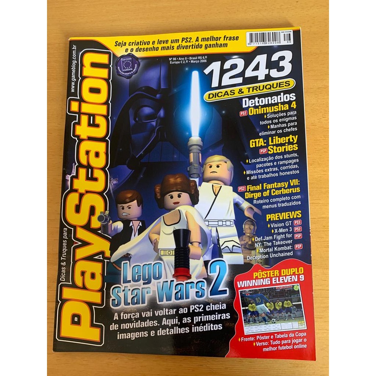 Revista Playstation 86 Lego Star Wars Final Fantasy GTA 800n | Shopee ...