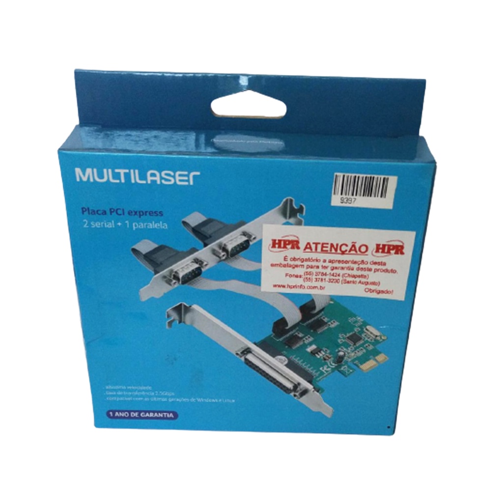 PLACA PCI EX 2 SERIAL+1 PARALELA GA128 | Shopee Brasil