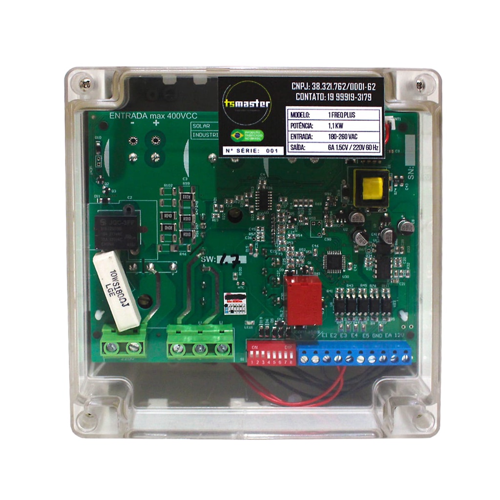 Inversor de Frequência Mono/Trifásico 220v - Até 1.5cv | Shopee Brasil