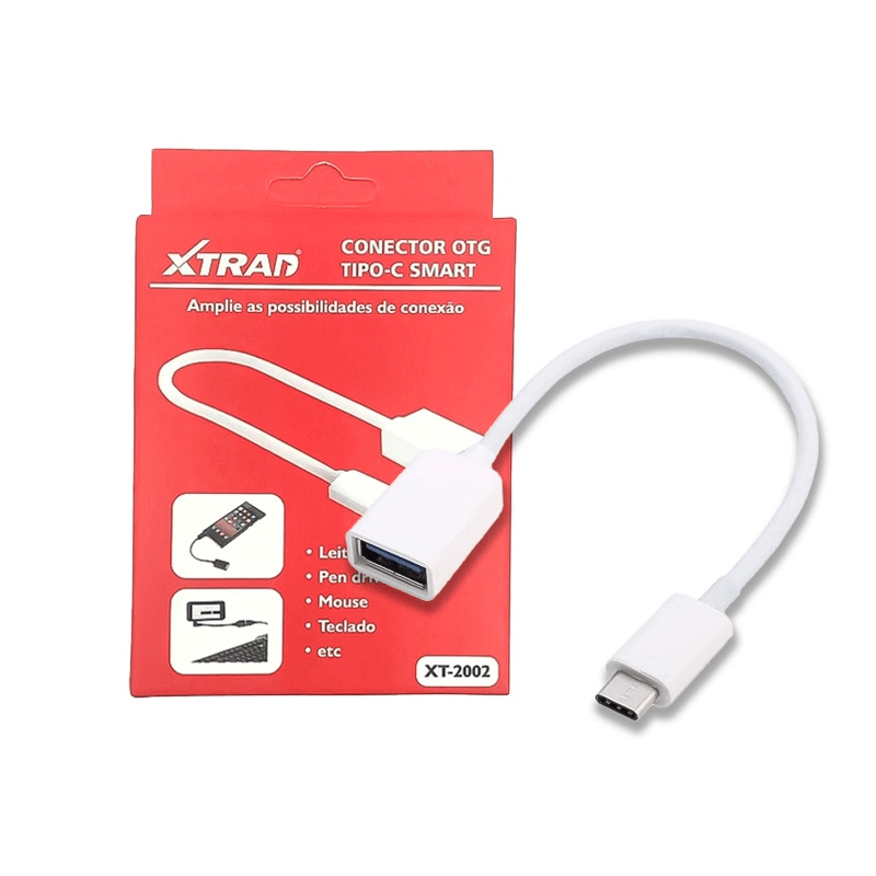 Cabo Adaptador Tipo C Para Usb Fêmea Tablet Smart Pendrive | Shopee Brasil