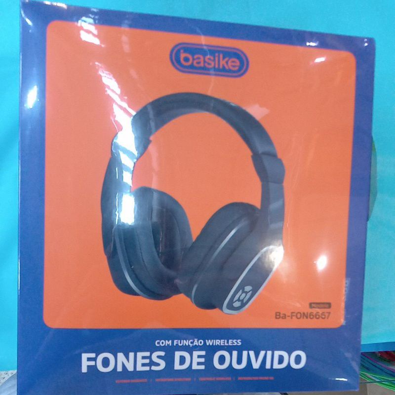 fone de ouvido bluetooth da basike original 6667 | Shopee Brasil
