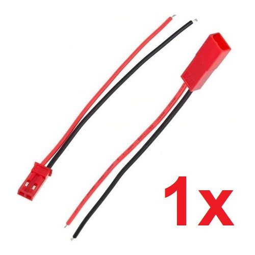1 Par Conector Plug Jst para bateria Lipo Airsotf aeromodelo automodelo aeromodelo elétrico ...