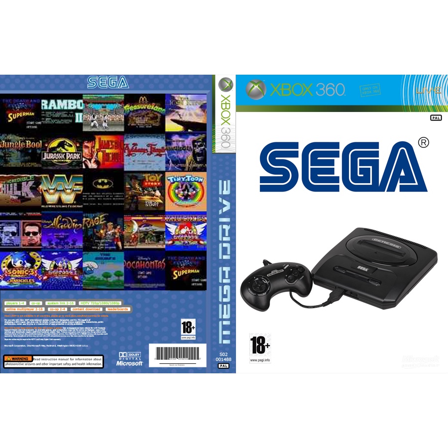 Emulador Mega Drive Xbox 360 ( RGH ) | Shopee Brasil