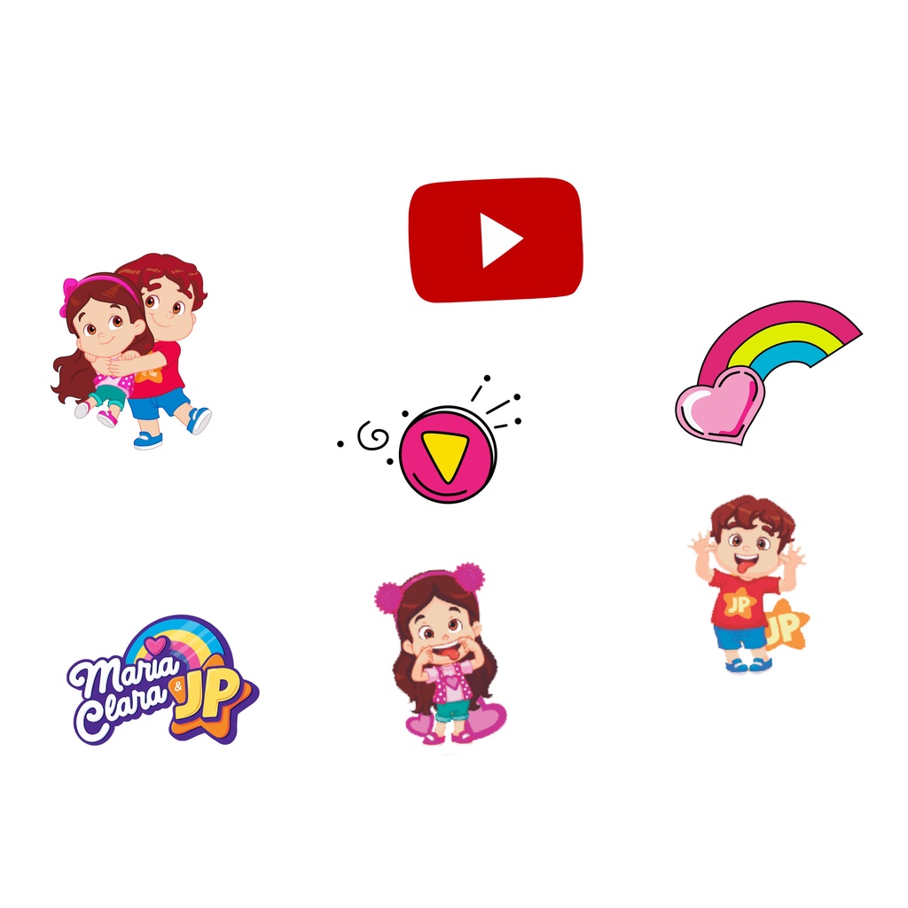 Maria Clara e JP (Apliques 5cm ) | Shopee Brasil