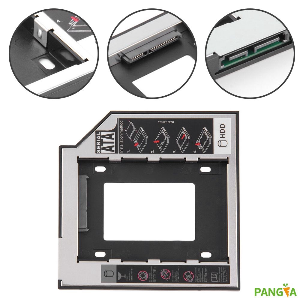 3c 2nd Hard Drive Caddy Sata Interface Do Disco Rígido Caso Caddy Para ...