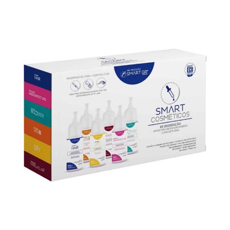 Kit Degustação 6 Fluidos em Monodose - Smart GR - Kit Demonstração 6 ...