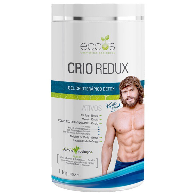 Crio Redux - Gel Crioterápico e Desintoxicante 1kg Eccos | Shopee Brasil