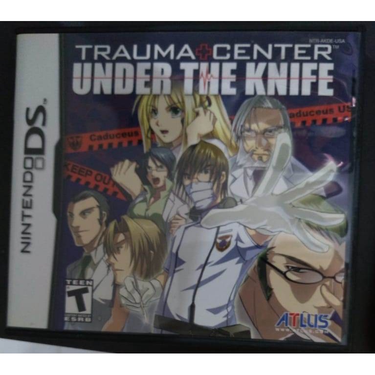 Trauma Center - Under the knife - Jogo de DS/3DS completo | Shopee Brasil