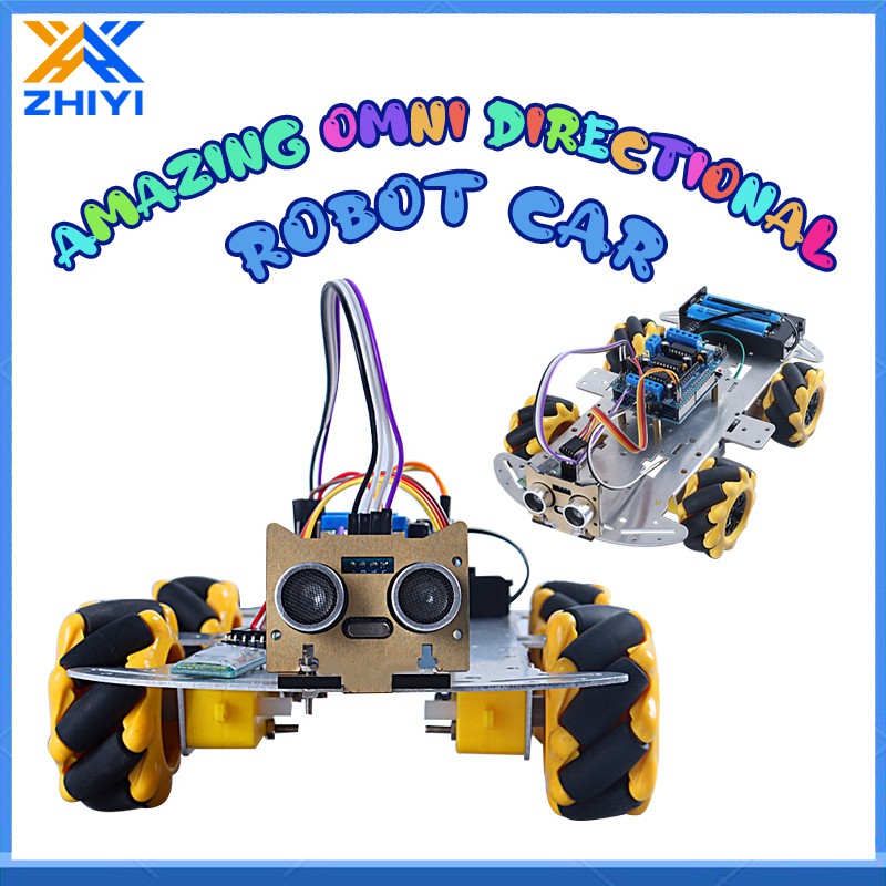 Hot Creative Mecanum 4WD Smart Robot Car Carro Robô Inteligente Para ...
