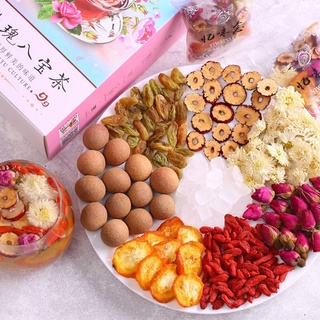 2021 chá chinês de ervas chinês chá natural babao, inclui longan rosa ...