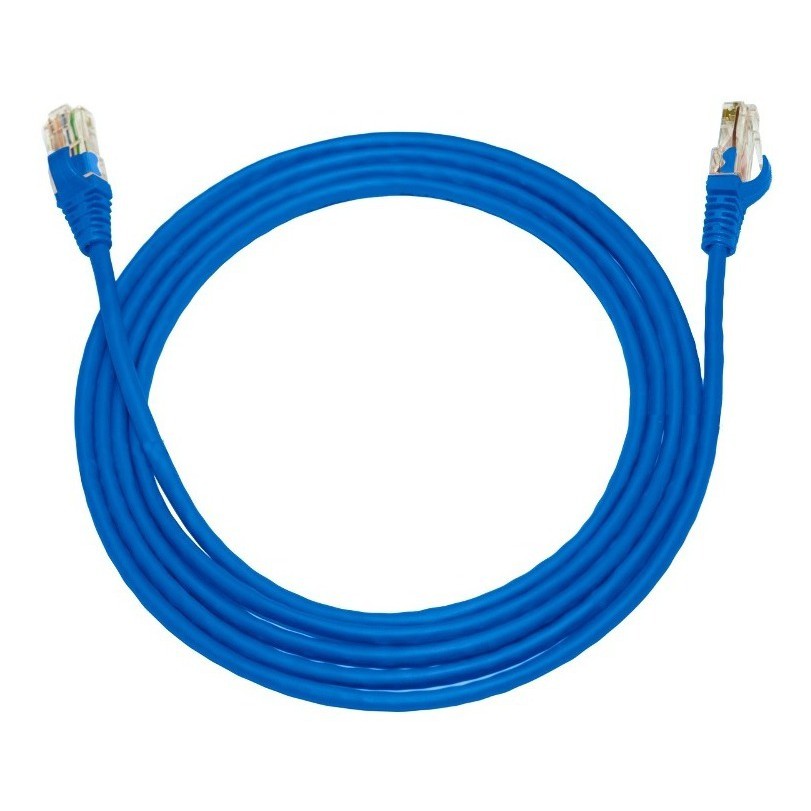 Kit Cabo De Rede 8 M Par Trançado Utp Cabos Patch Cord Categoria 5e Rj ...