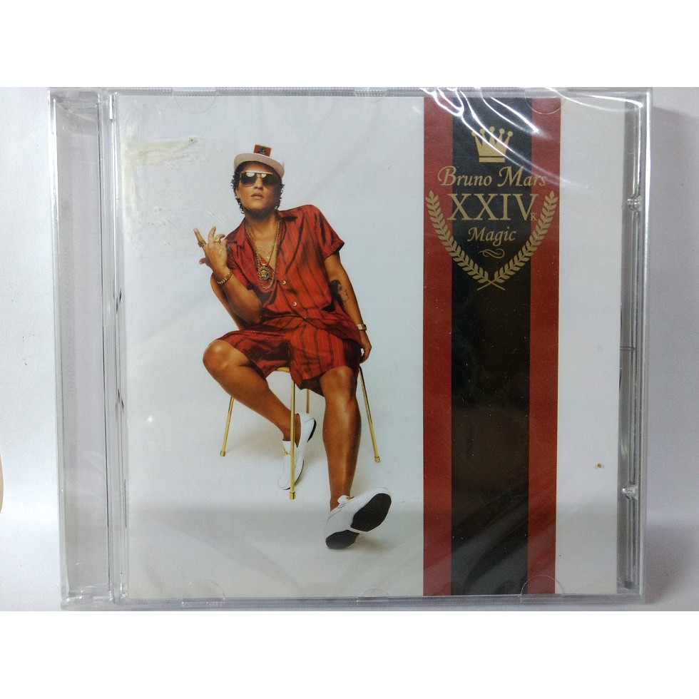 CD Bruno Mars - XXIVk Magic - Novo / Original / Lacrado | Shopee Brasil