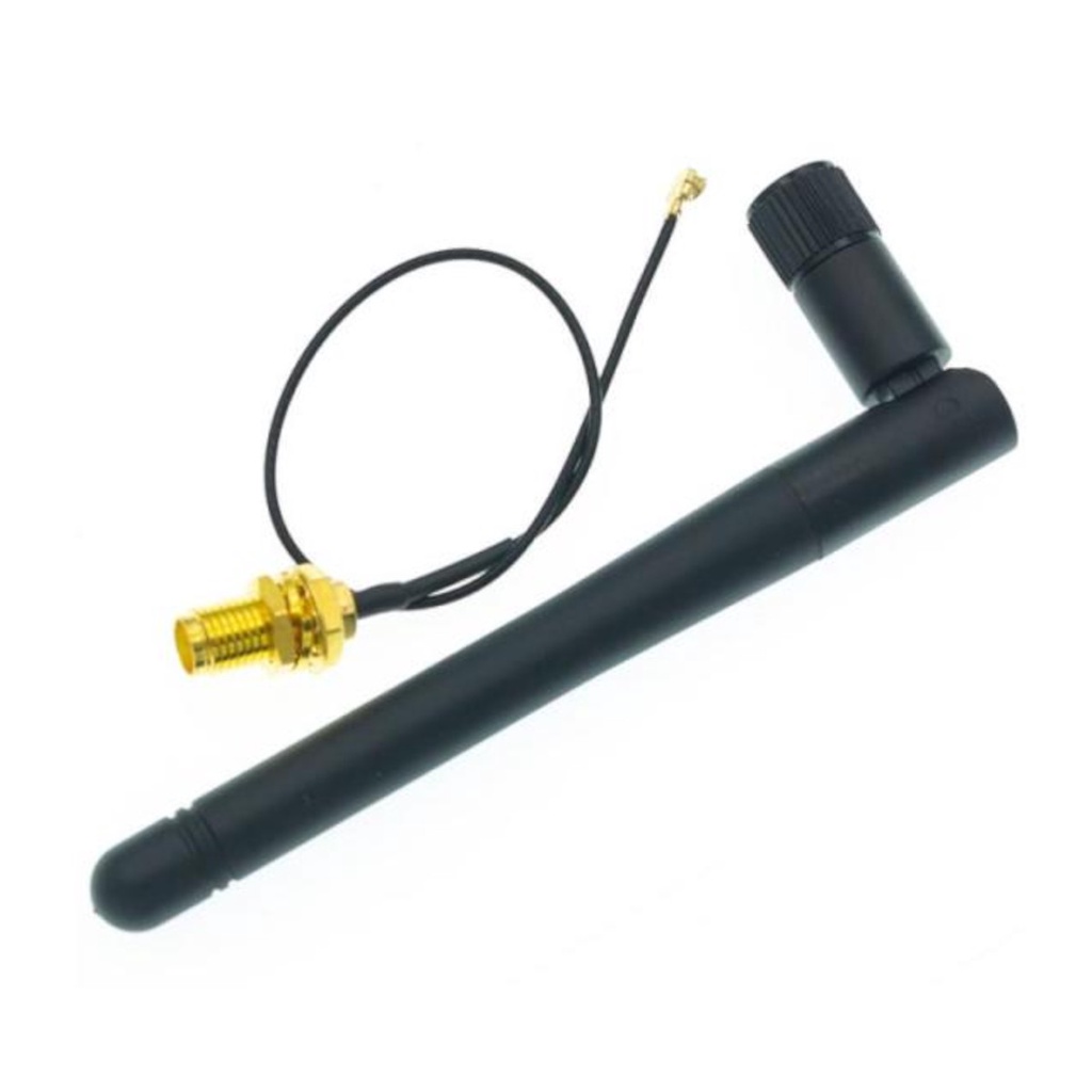 Antena Wifi Para Módulo Esp07 Nrf24l01, Wemos Pro, Arduíno, Esp8266 ...