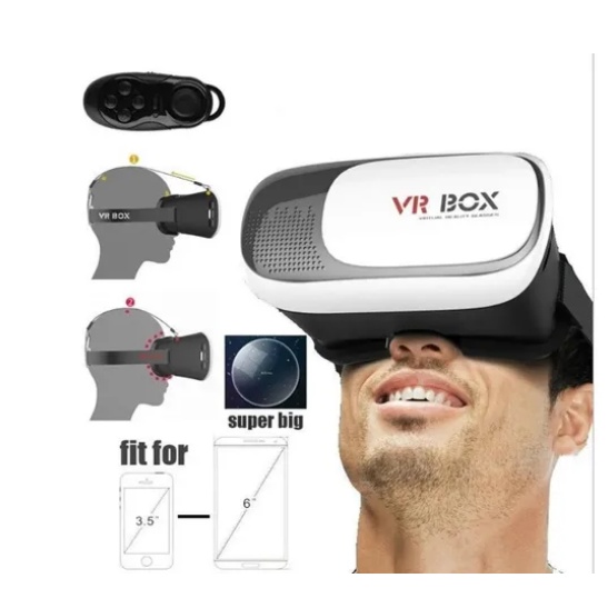 Oculos Realidade Virtual 3d Vrbox Jogos Filme iPhone Android | Shopee Brasil