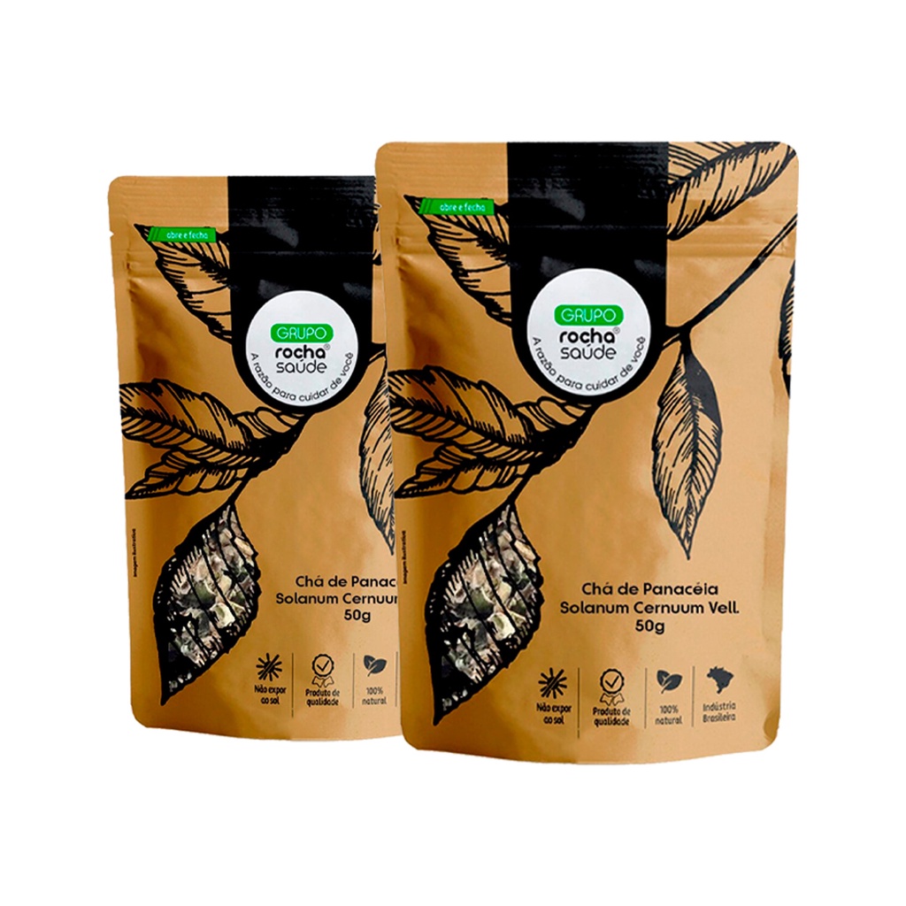 Kit 2 pct Chá de Panacéia - Solanum Cernuum Vell. - 50g | Shopee Brasil