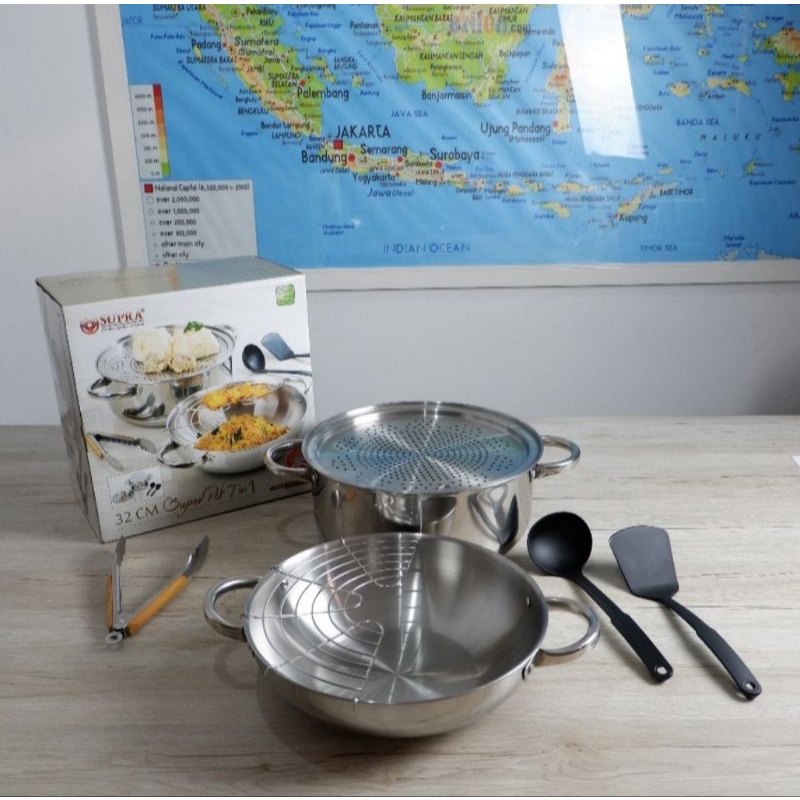 supra Super Pot 7 Em 1/Conjunto 32cm/Pan Pack | Shopee Brasil