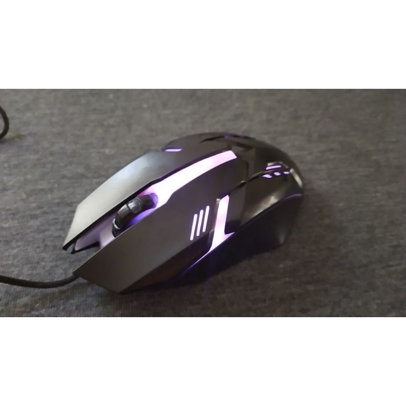 Mouse G21B Fasahion office Mouse Gamer com Led Mouse mecânico | Shopee ...