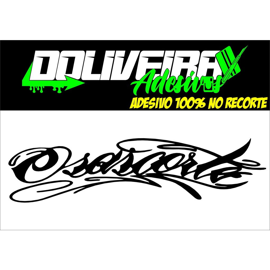 Adesivo Osascorte (20cm x 5cm) | Shopee Brasil