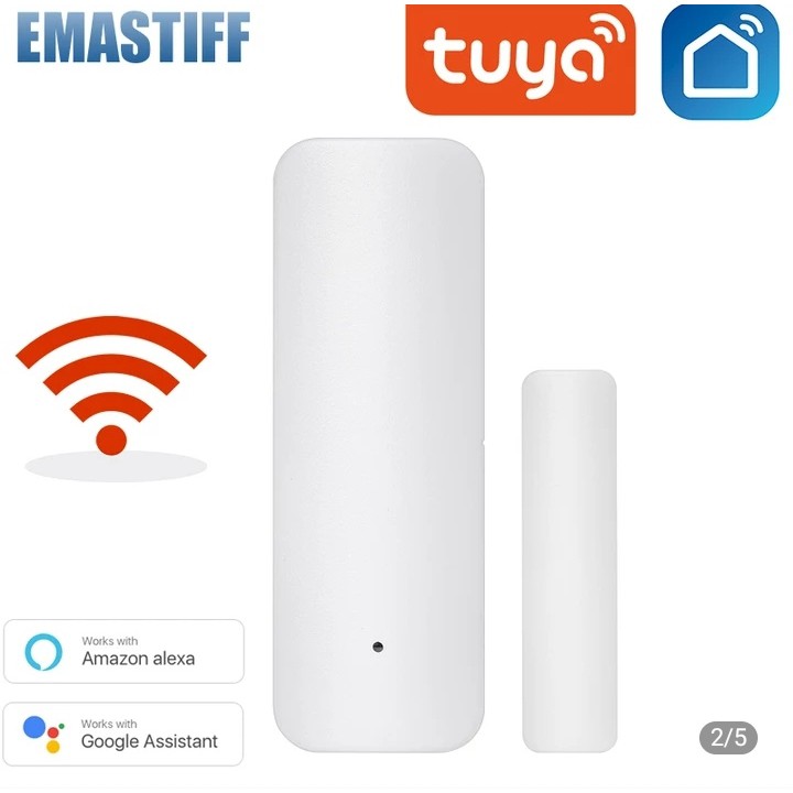 Sensor de porta porta aberta/fechado com wi fi notificação no celular ...