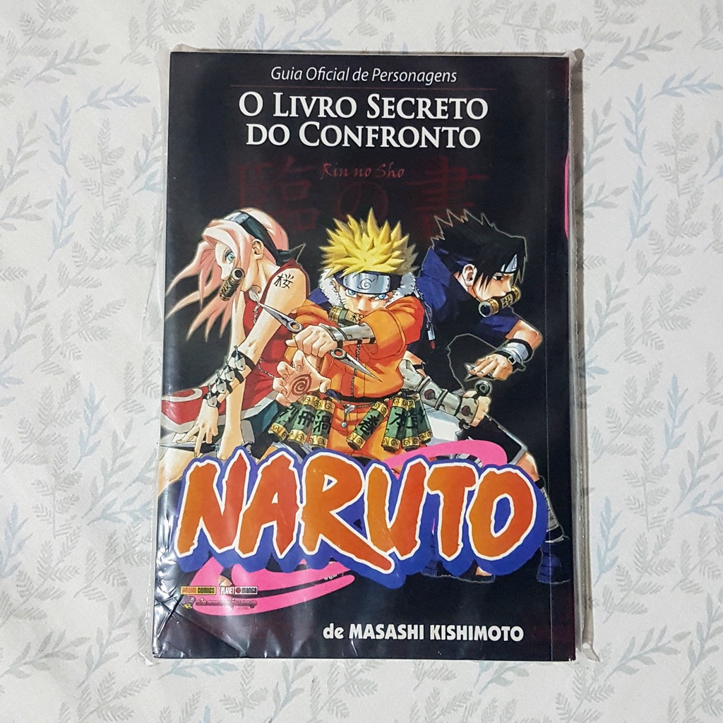 Mangá Naruto. Guia Oficial de Personagens - O Livro Secreto do Confronto | Shopee Brasil