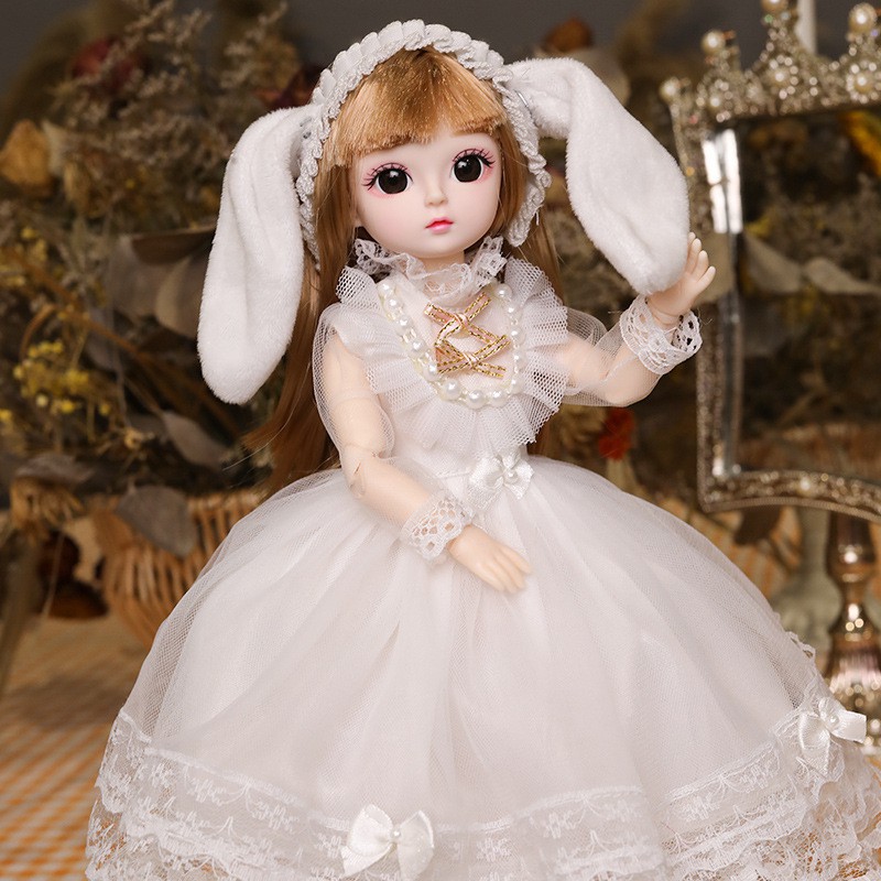 Boneca BJD Em Escala 1/6 De 30 Cm Com 21 Articulações Móveis E Vestidos ...