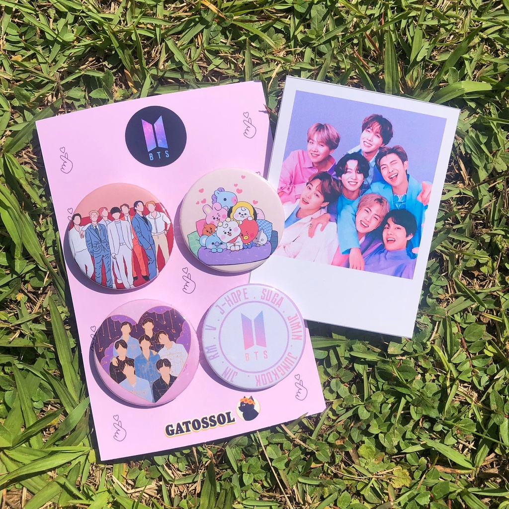 Bottons BTS 4,5 cm - KPOP-IDOL- Bottom/botton - Boton - Broche alfinete ...