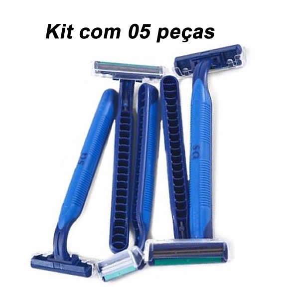 kit 05 Barbeador com 2 Laminas SQ - Pacote com 5 unidades | Shopee Brasil
