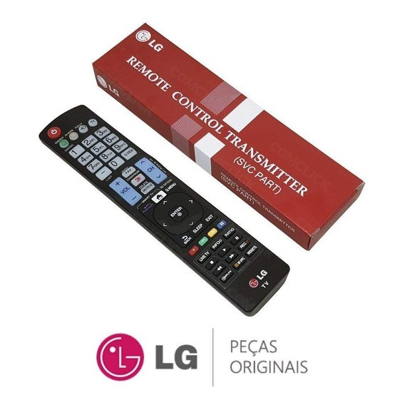 Controle Remoto Tv Lg Smart 3d My Apps Akb74115501 Novo Original