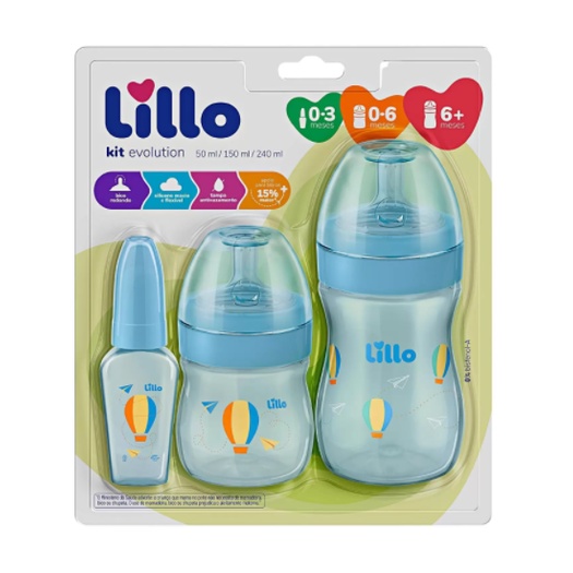 Kit 3 Mamadeiras Lillo Evolution - Azul 628821 | Shopee Brasil Kit 3 Mamadeiras Lillo Evolution - Azul 628821 | Shopee Brasil