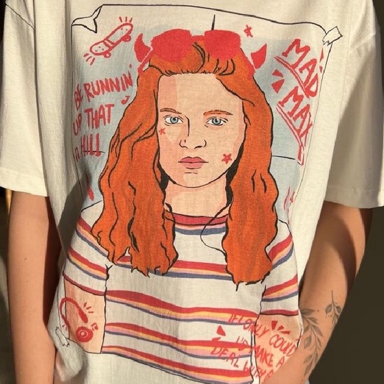 Camiseta Max - Stranger Things - Escolha a Cor | Shopee Brasil
