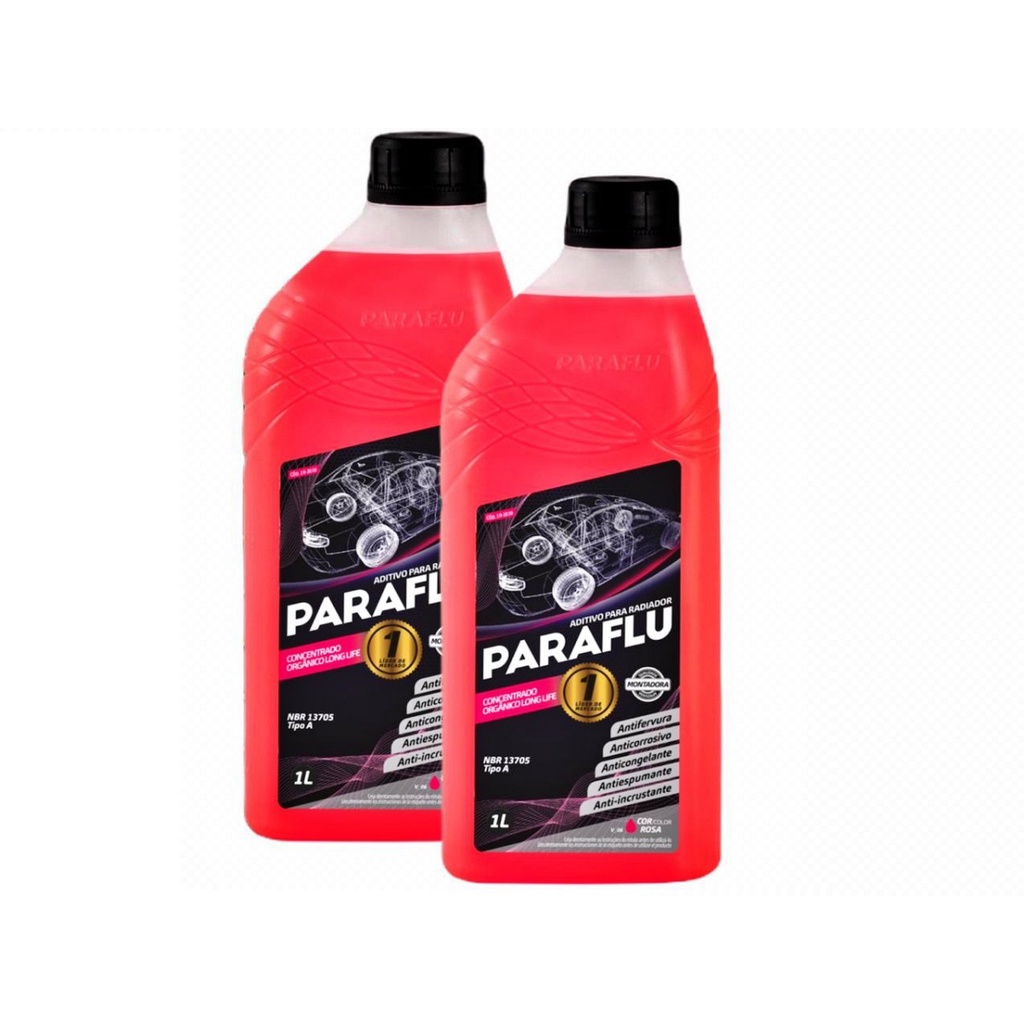 2 ADITIVO PARAFLU CONCENTRADO ORGANICO 3001 ROSA 1 LITRO | Shopee Brasil