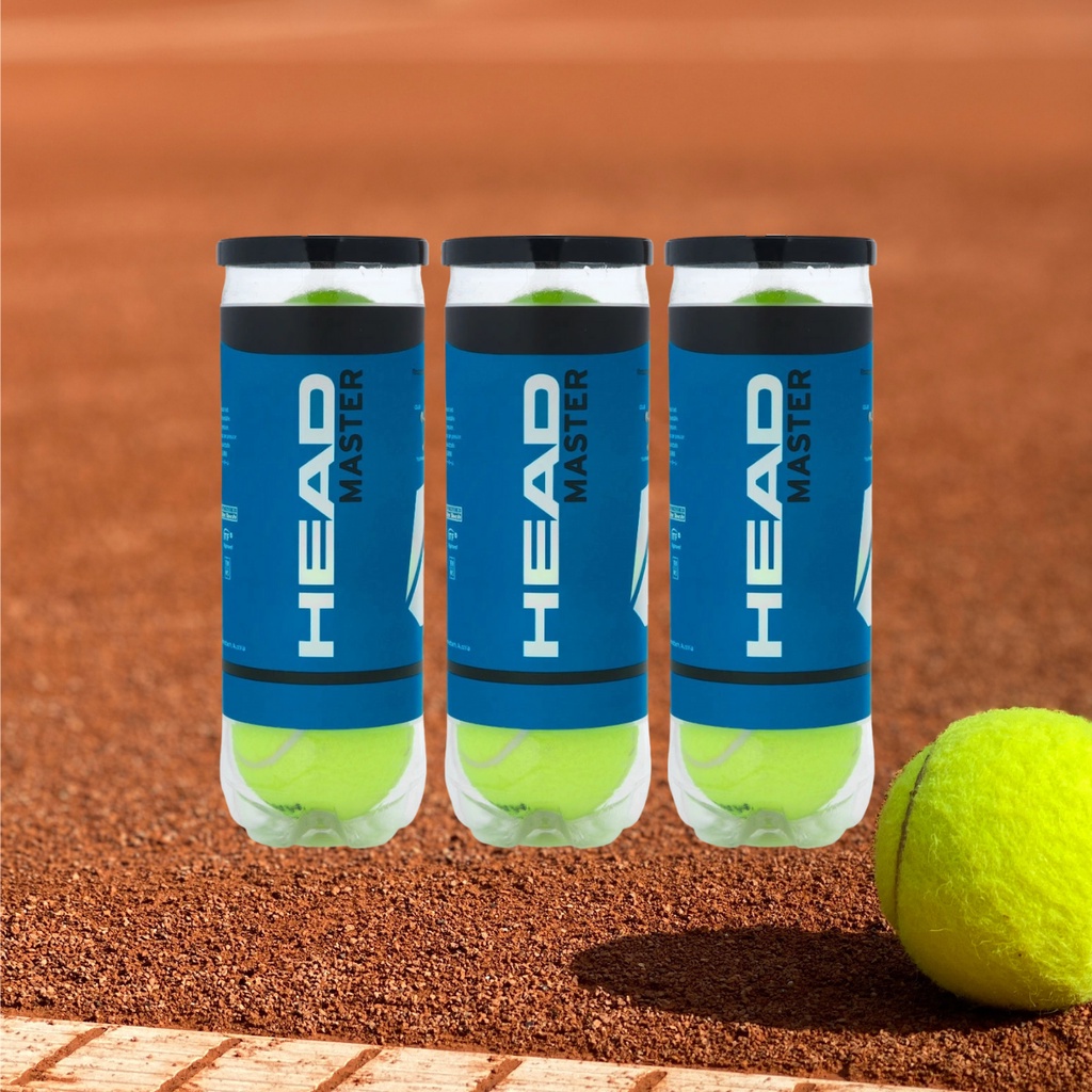BOLA DE TENIS HEAD MASTER PACK COM 3 TUBOS | Shopee Brasil