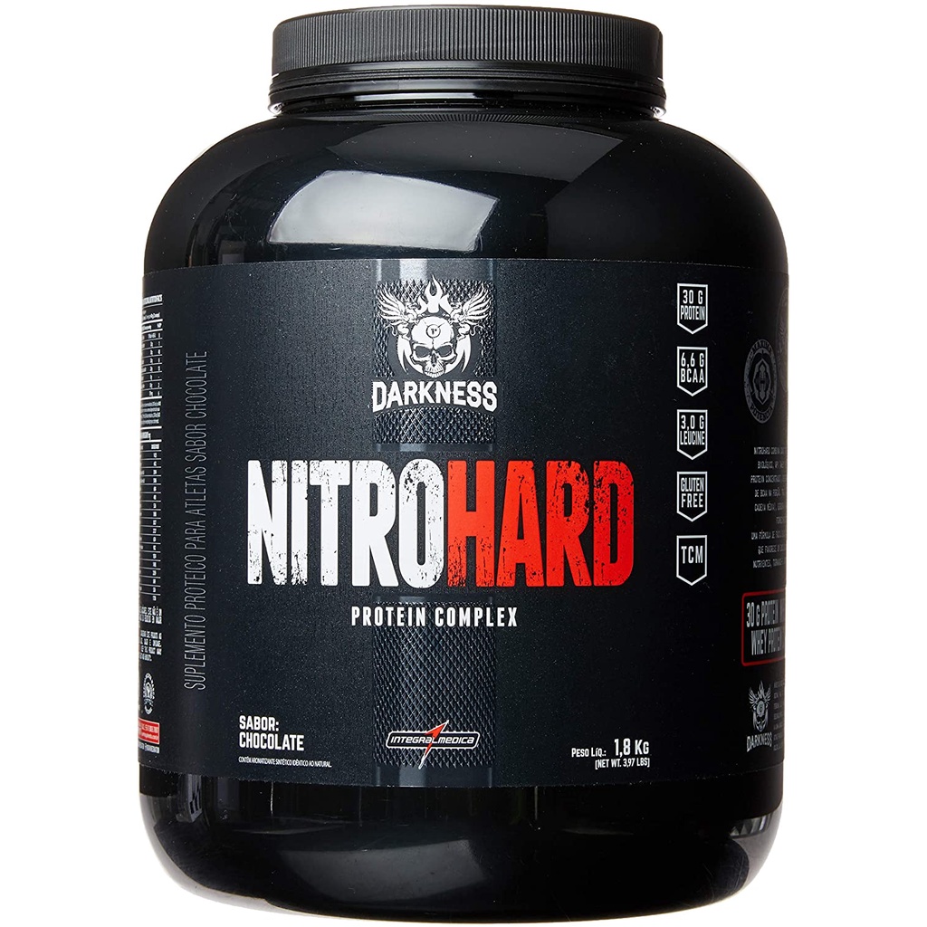 Nitro Hard Protein Complex, IntegralMedica, Chocolate, 1800g | Shopee ...