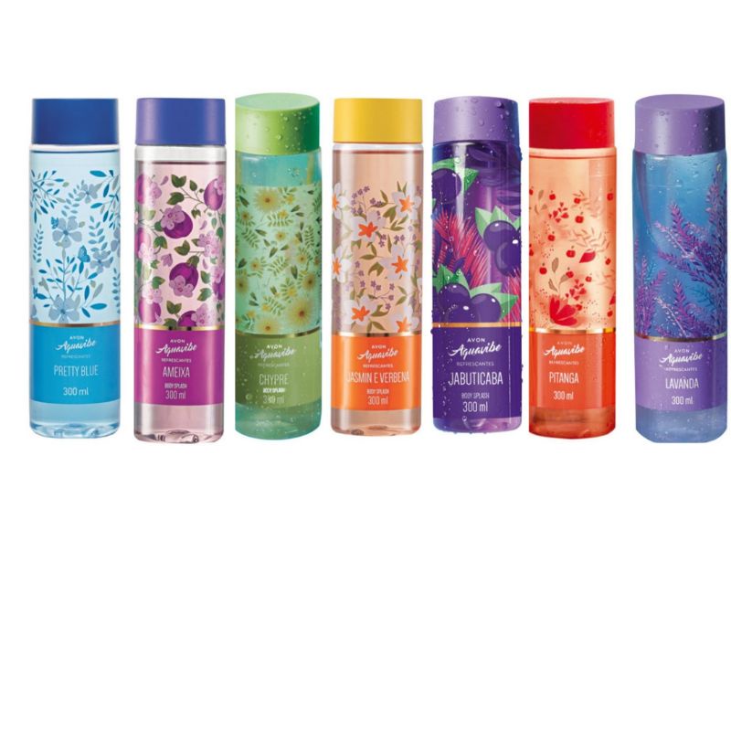 Avon Aquavibe Colônia Body Splash Refrescante 300ml. | Shopee Brasil