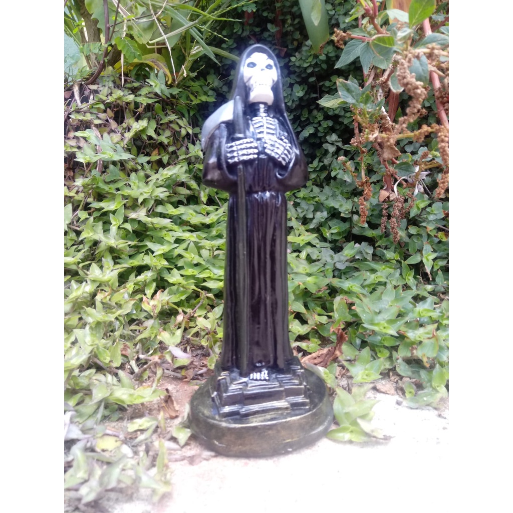 Estatua Imagem Santa Morte Em Gesso 21cm | Shopee Brasil